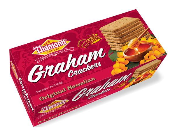 Hawaiian Graham Crackers | Original | Diamond Bakery | Made In Hawaii ...