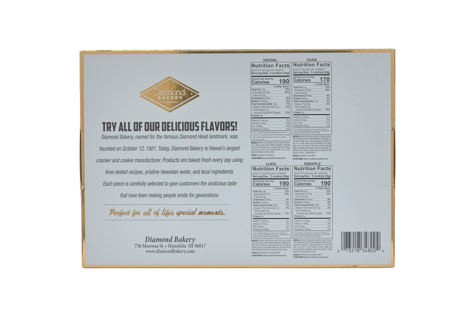 Hawaiian Cookies | Diamond Bakery | Made In Hawaii - Diamond Bakery Hawaii