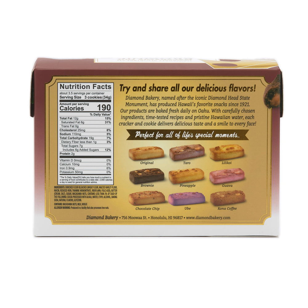 Hawaiian Shortbread Macadamia Nut Cookies | Original | Diamond Bakery ...