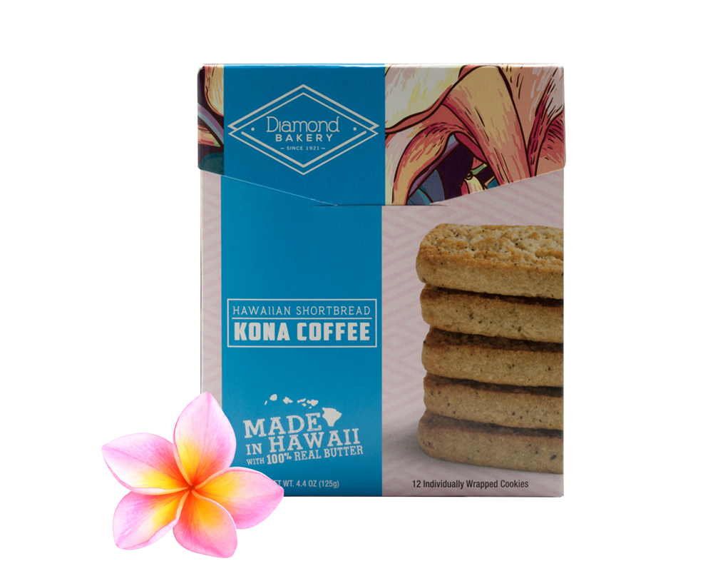 Shortbread Cookies | Kona Coffee | Diamond Bakery - Diamond Bakery Hawaii